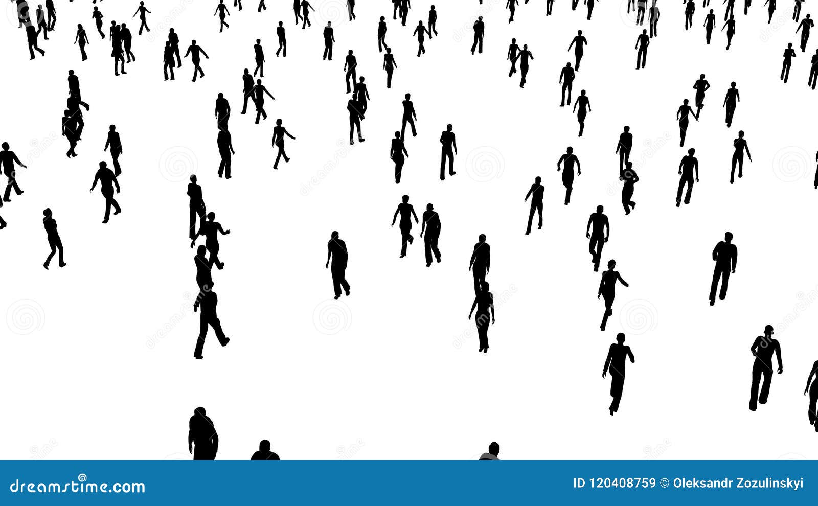 The Crowd of People Move in Different Directions Stock Video - Video of ...