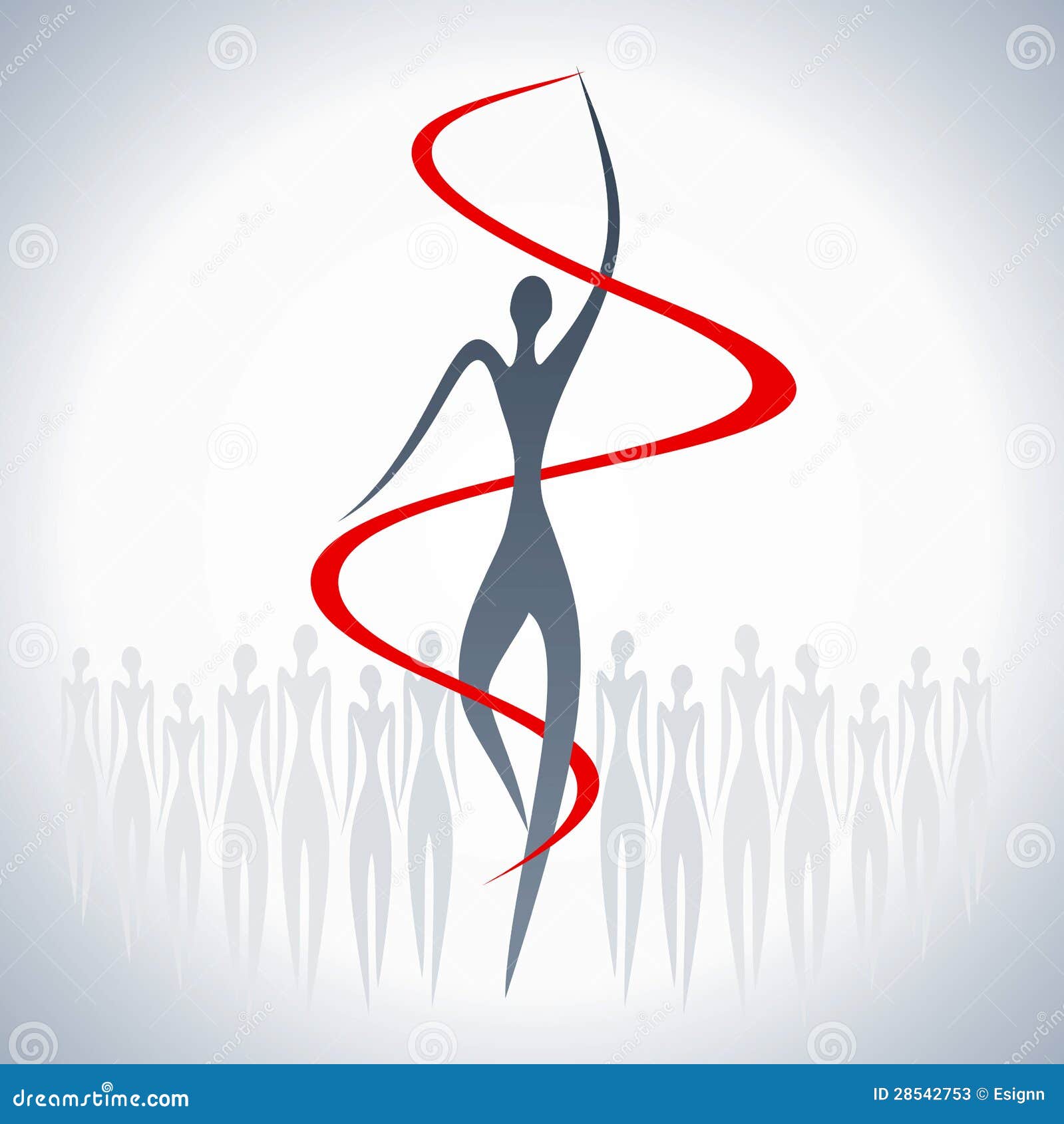 Silhouettes of the Dancing Lady Stock Vector - Illustration of dance ...