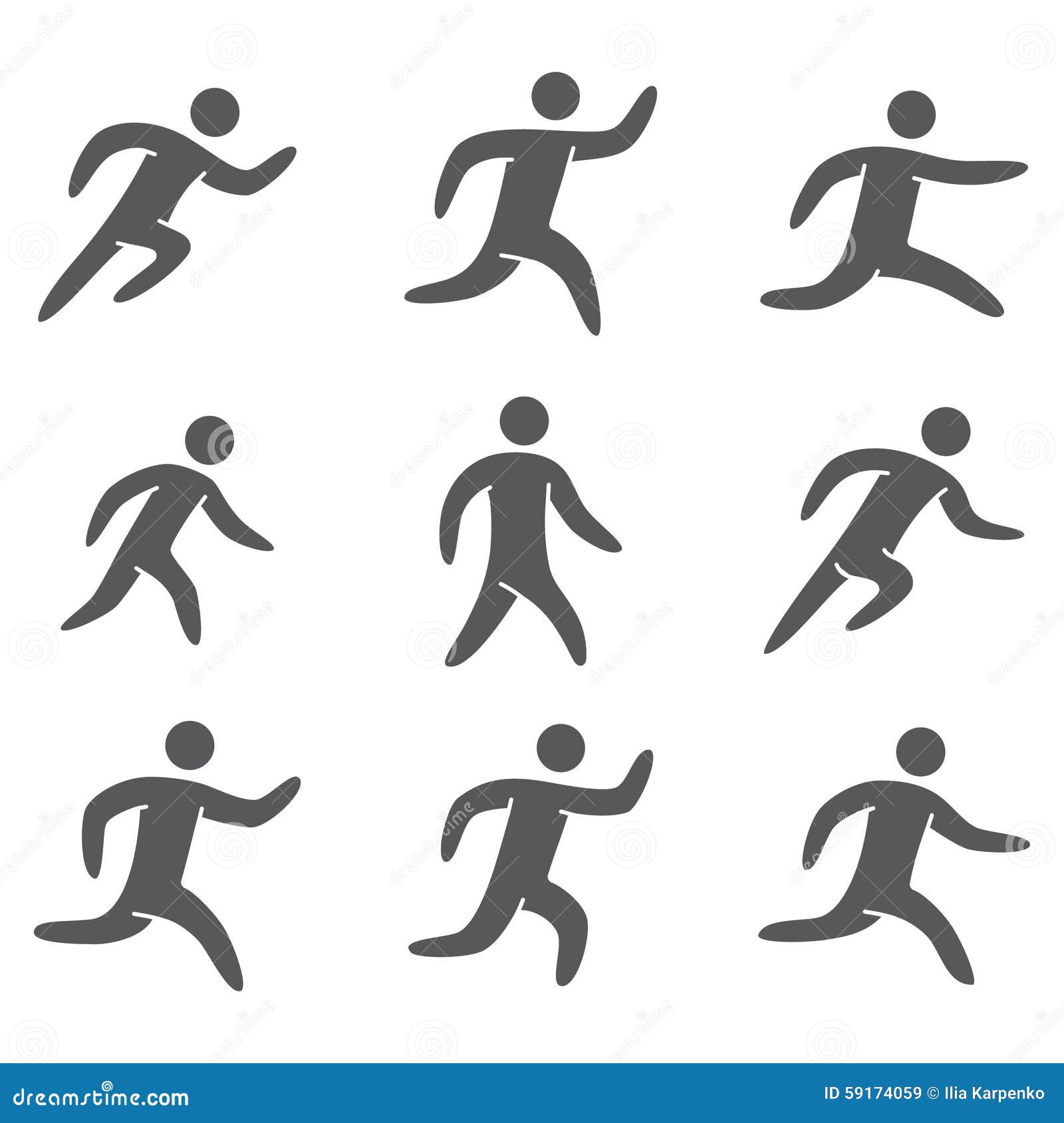 Runners Figures Stock Illustrations – 96 Runners Figures Stock ...