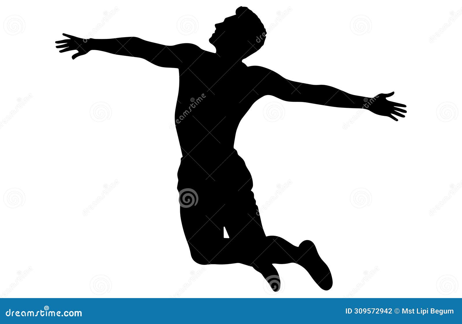 Silhouettes of Jumping People,Jumping Group People Silhouette. People ...