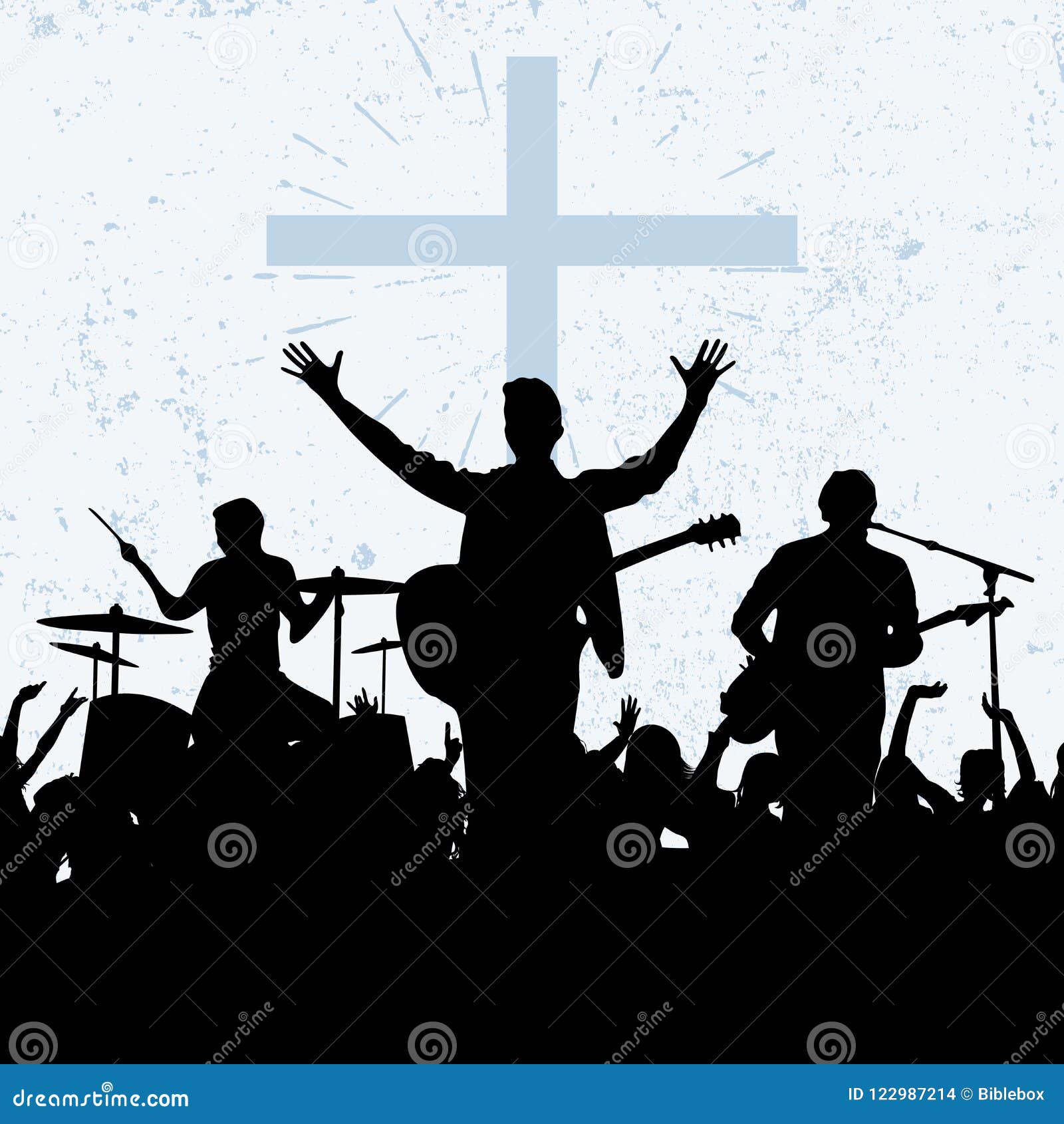 Worship Band Silhouette