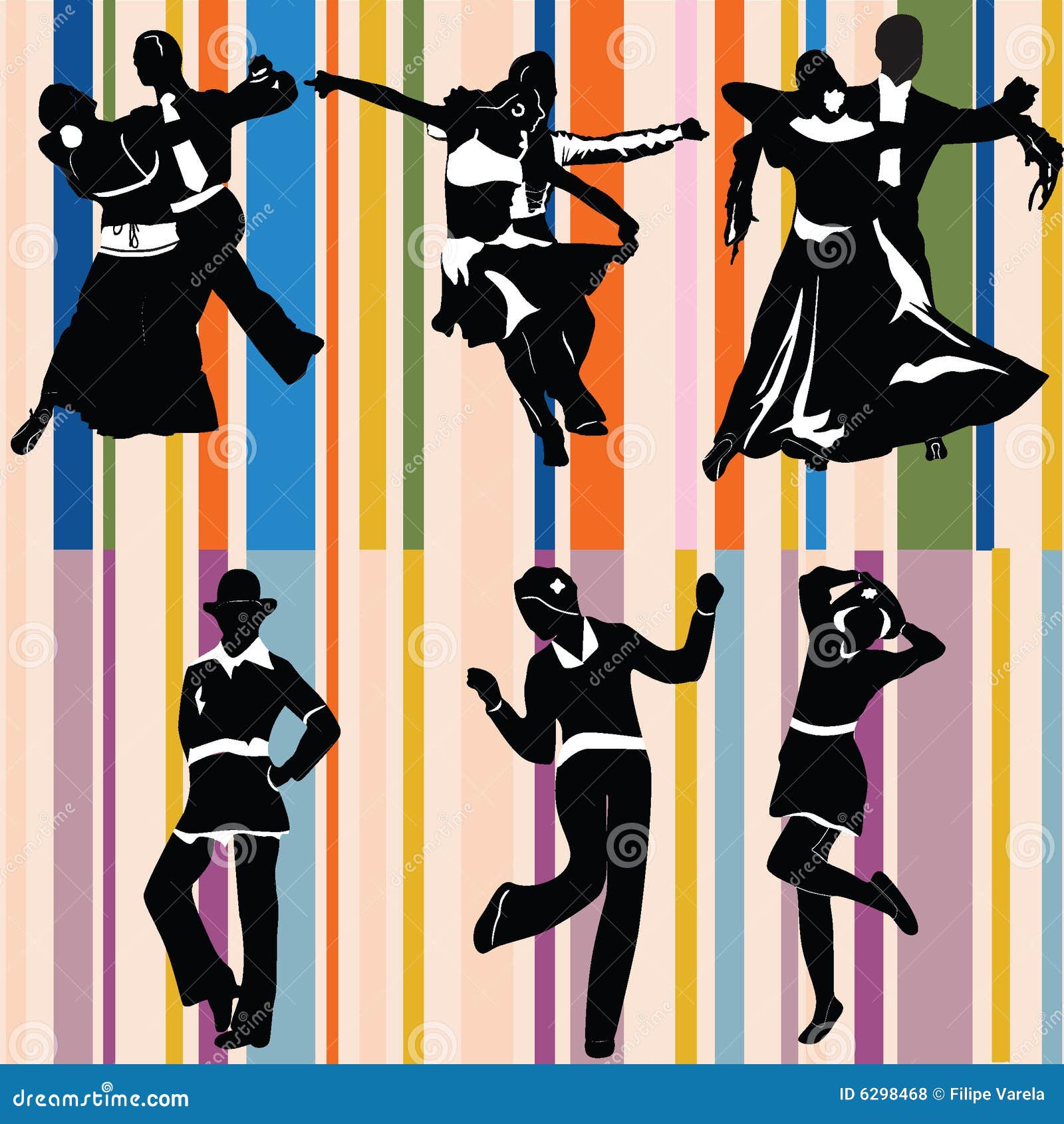People Dancing Retro Stock Illustrations – 5,808 People Dancing Retro ...