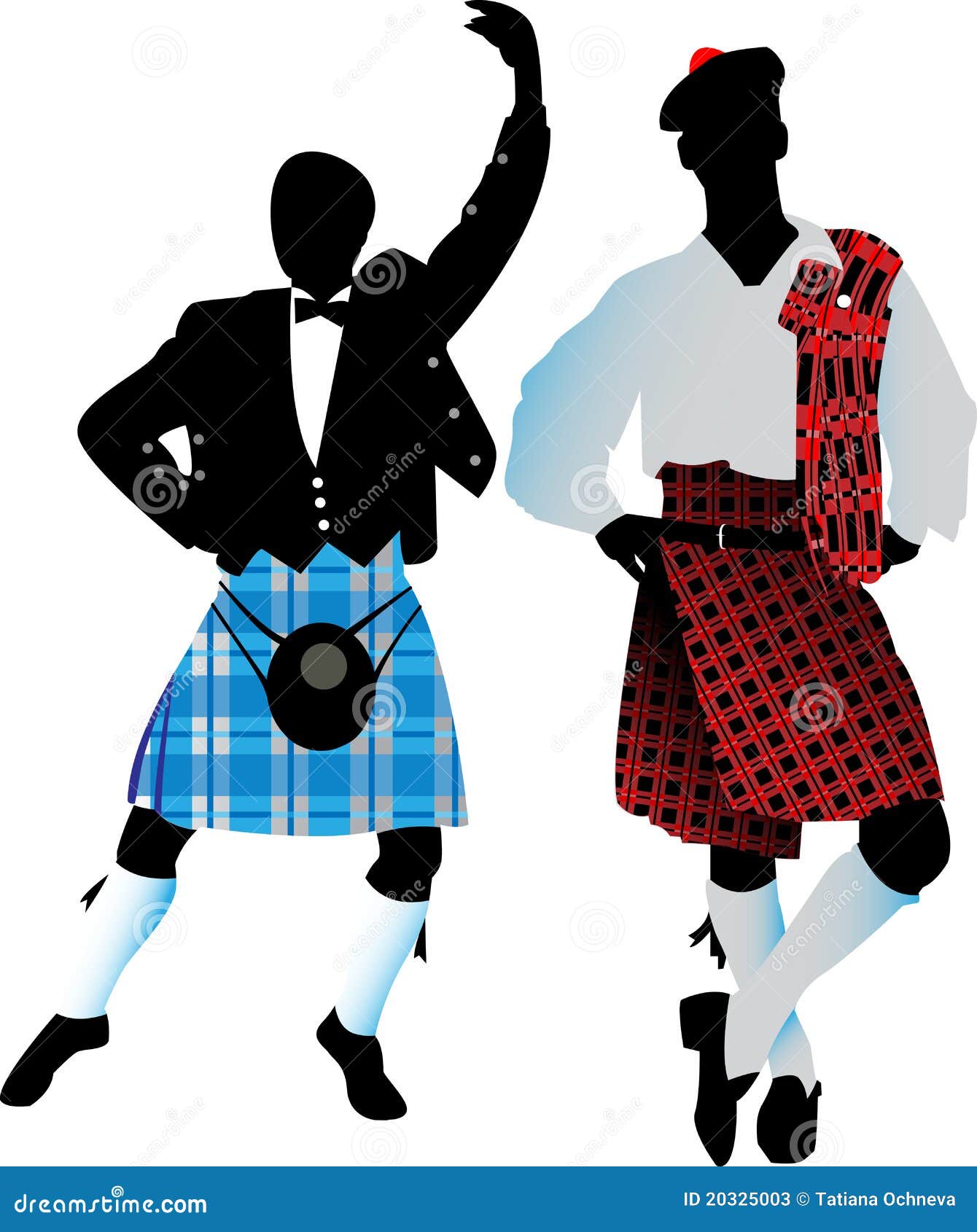 Highland Dance Clipart Image