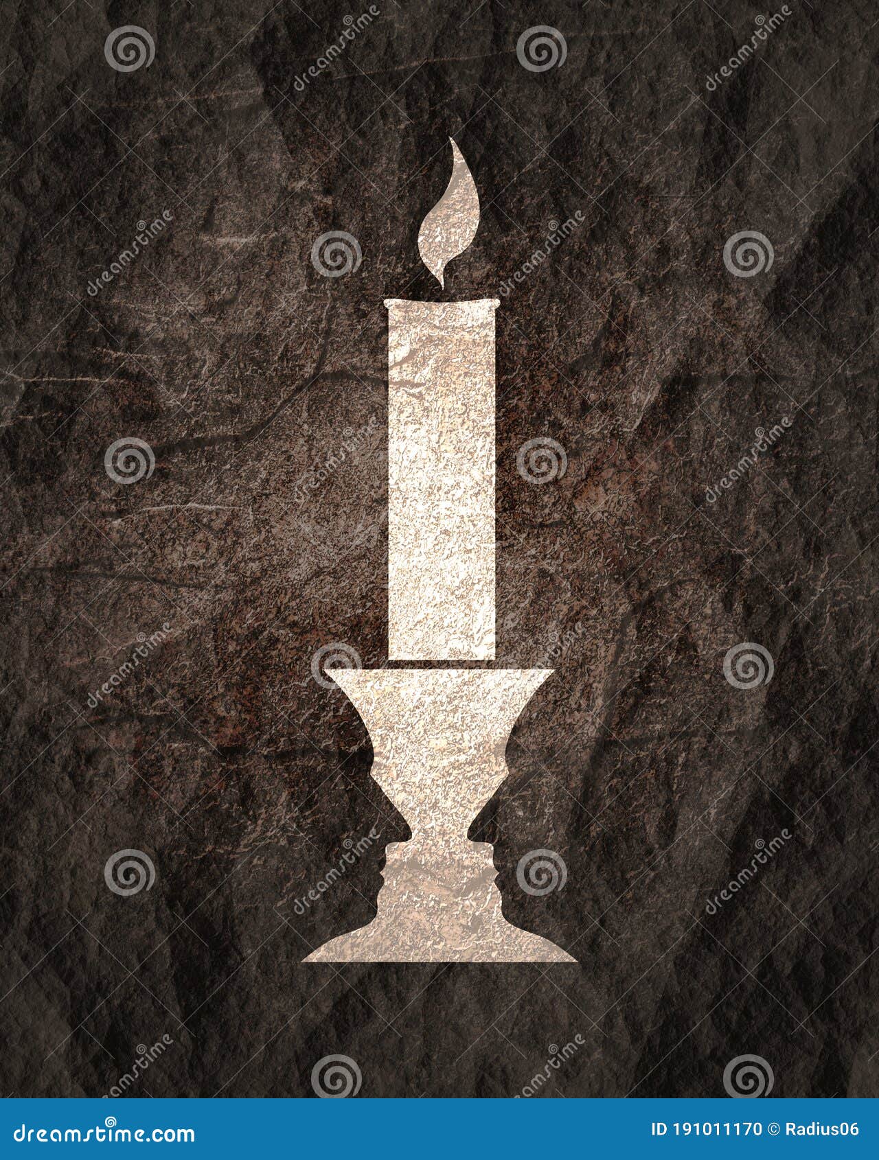 Silhouettes of two head. stock illustration. Illustration of friendship ...