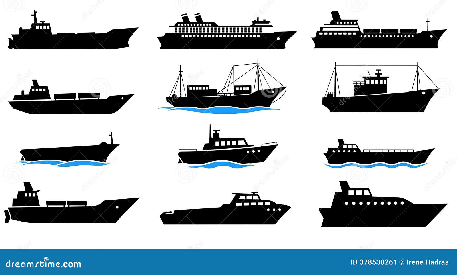 Ship Types Infographics Vector Illustration | CartoonDealer.com #242119328