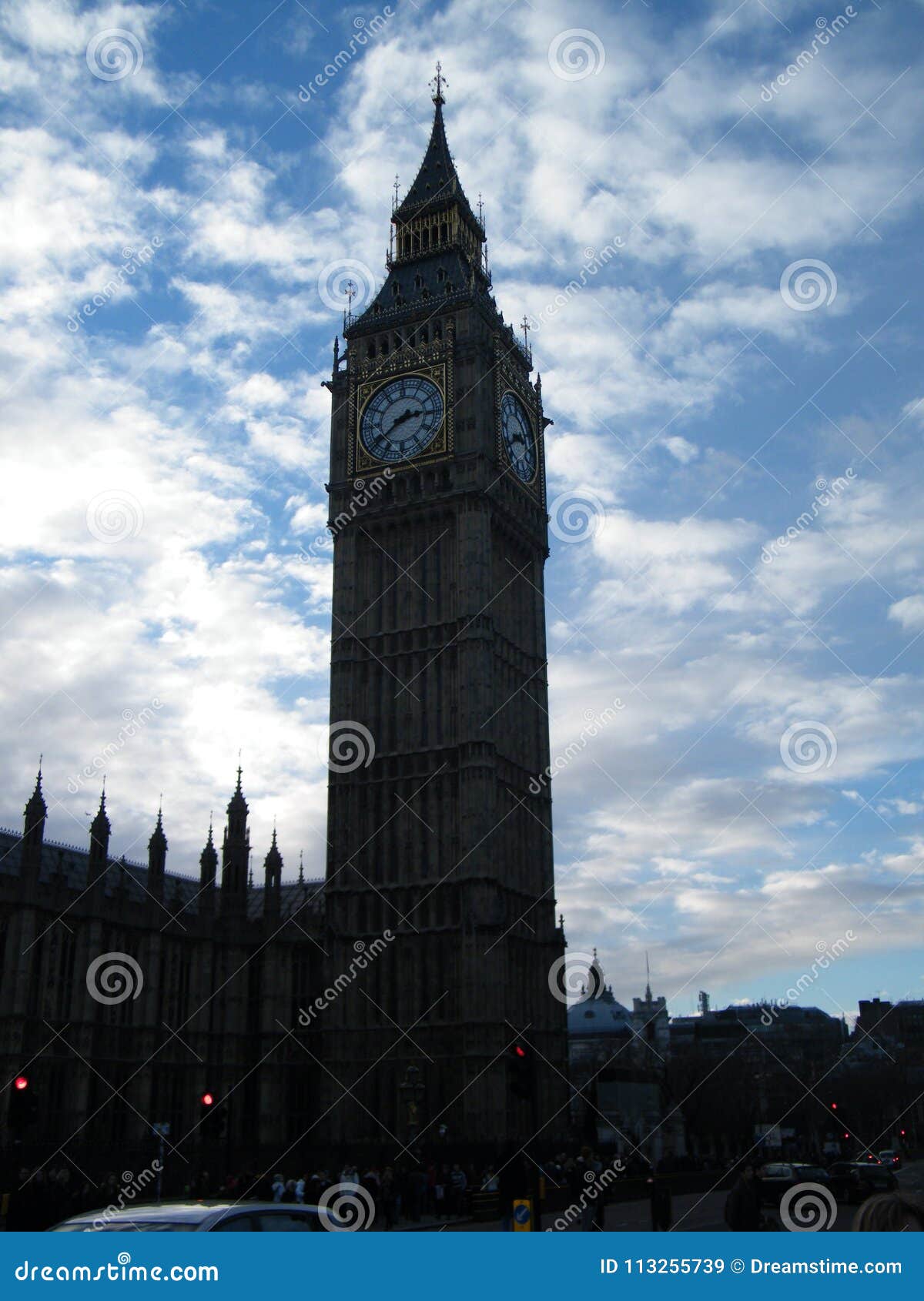 Silhueta de Ben grande imagem de stock. Imagem de londres - 113255739