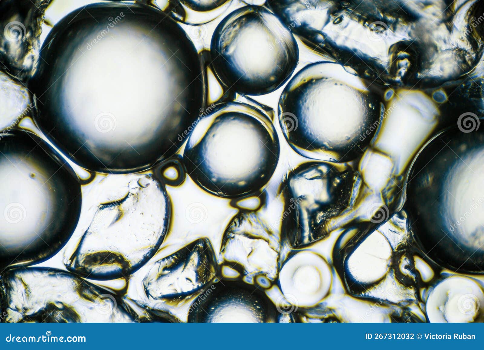 Silica Gel For Moisture Control, Absorbent Particles Under A Light ...