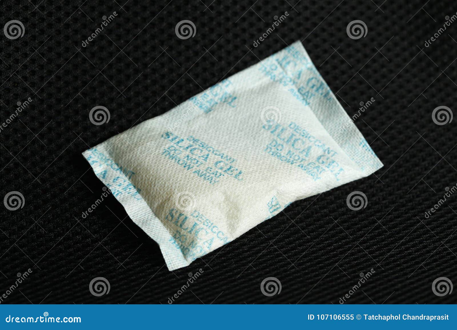 Silica gel package. stock image. Image of container - 107106555