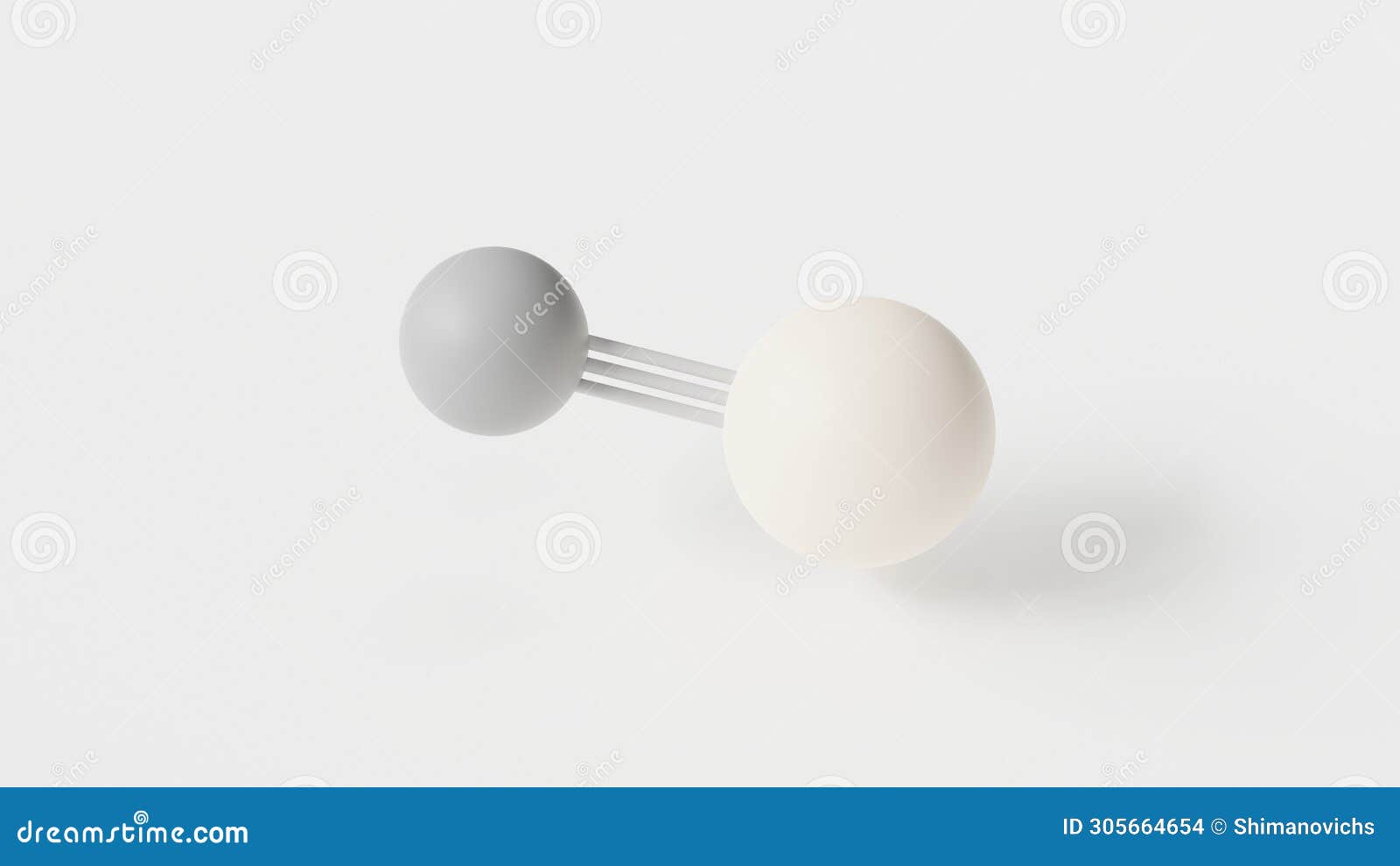 Silicon Carbide Molecule 3d, Molecular Structure, Ball and Stick Model ...
