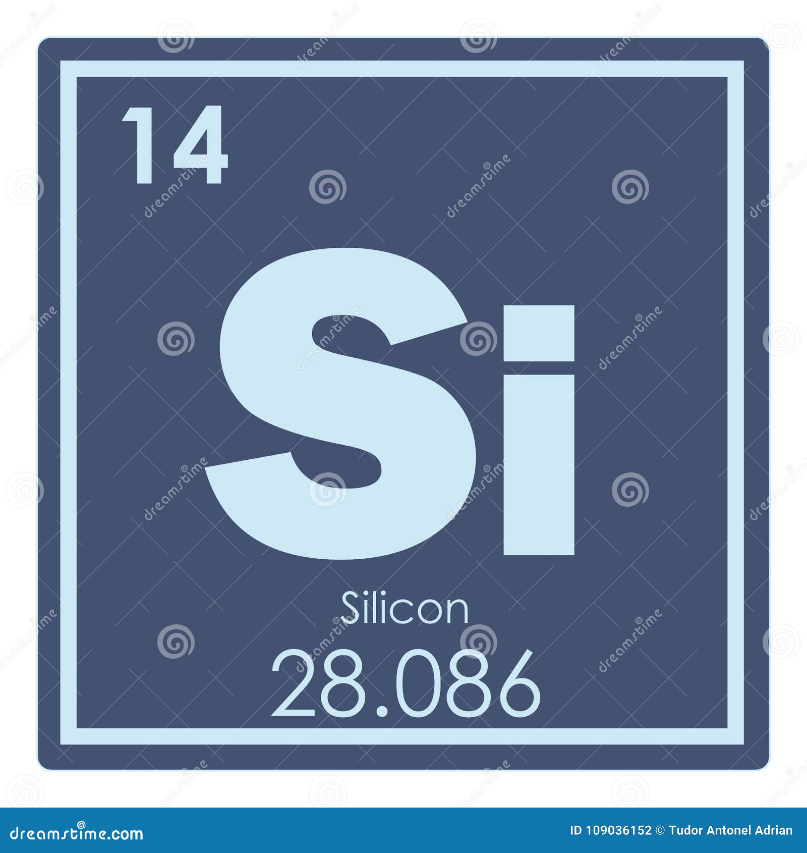 Silicon chemical element stock illustration. Illustration of silicon ... Silicon chemical element stock illustration. Illustration of silicon ...