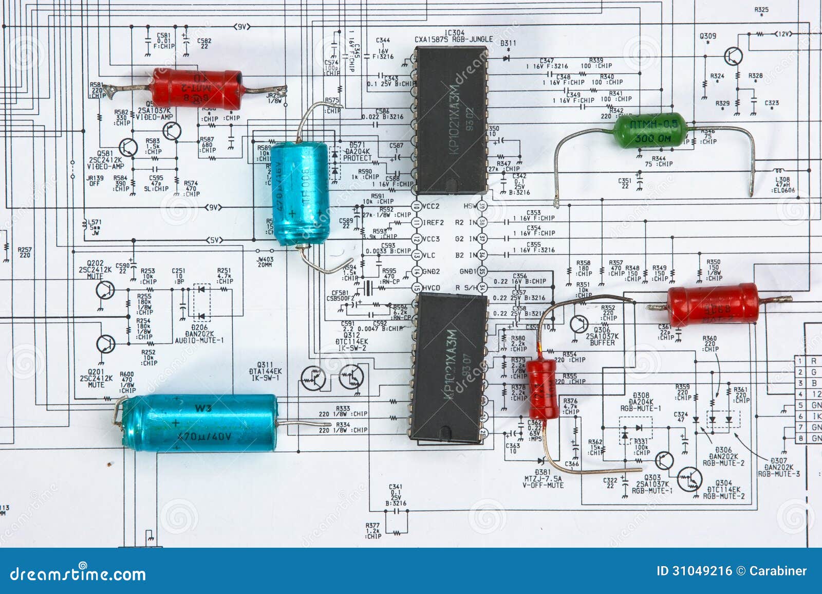 Silicon Chip Diagram
