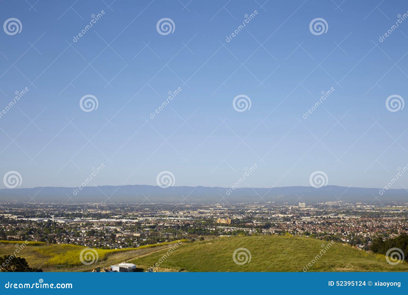 Silicon Valley city view stock photo. Image of view, blue - 52395124