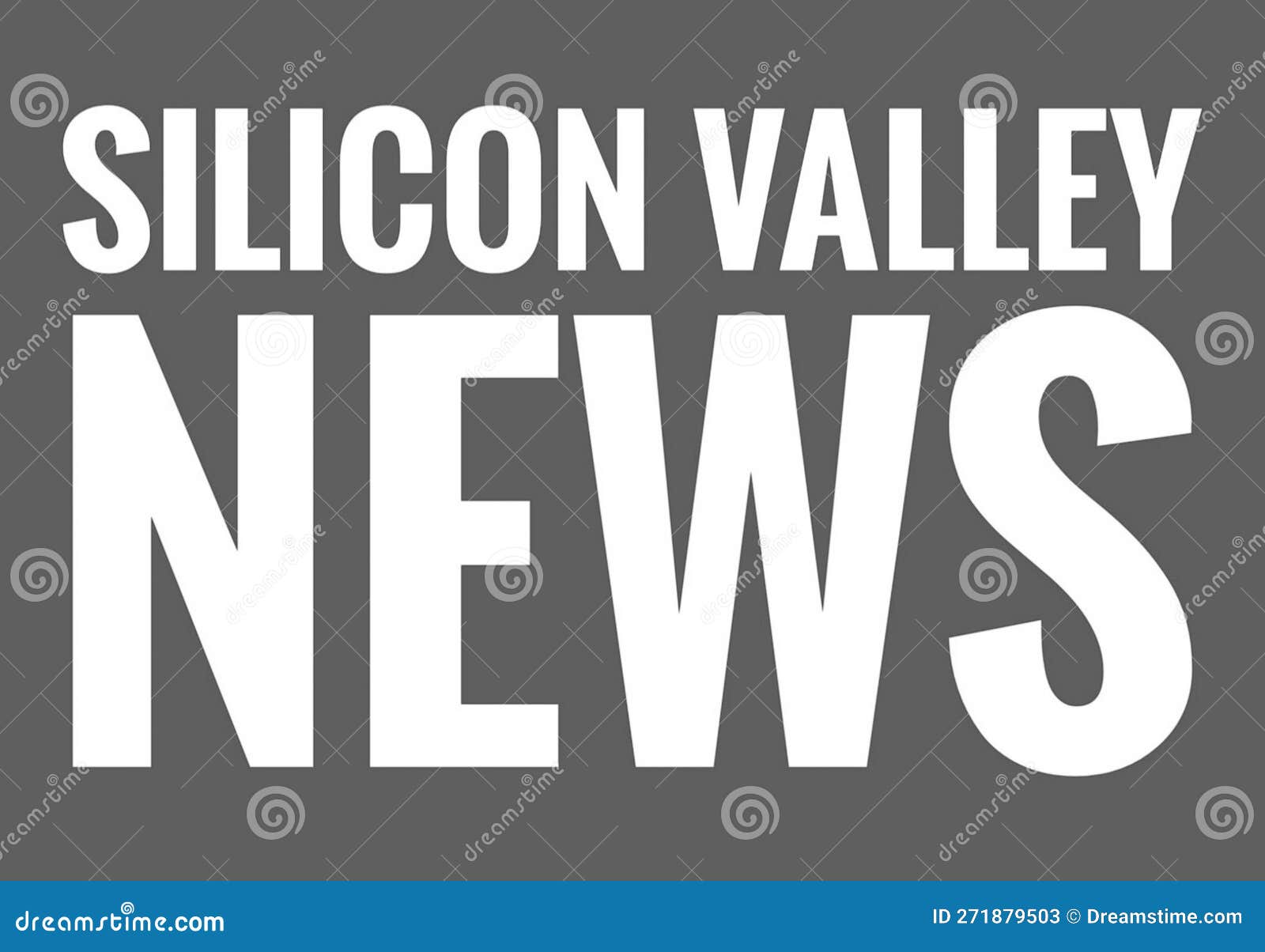 Silicon Valley News Text Illustration Background Header Abstract Stock ...