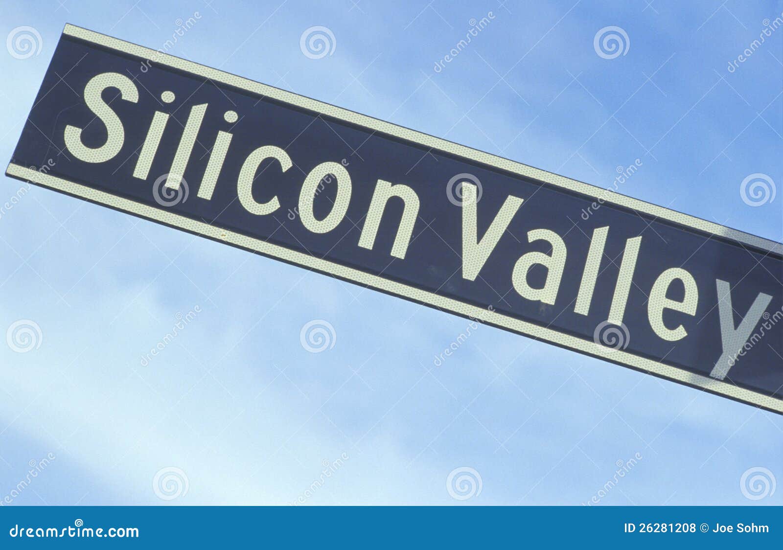 Silicon Valley road sign stock photo. Image of street - 26281208