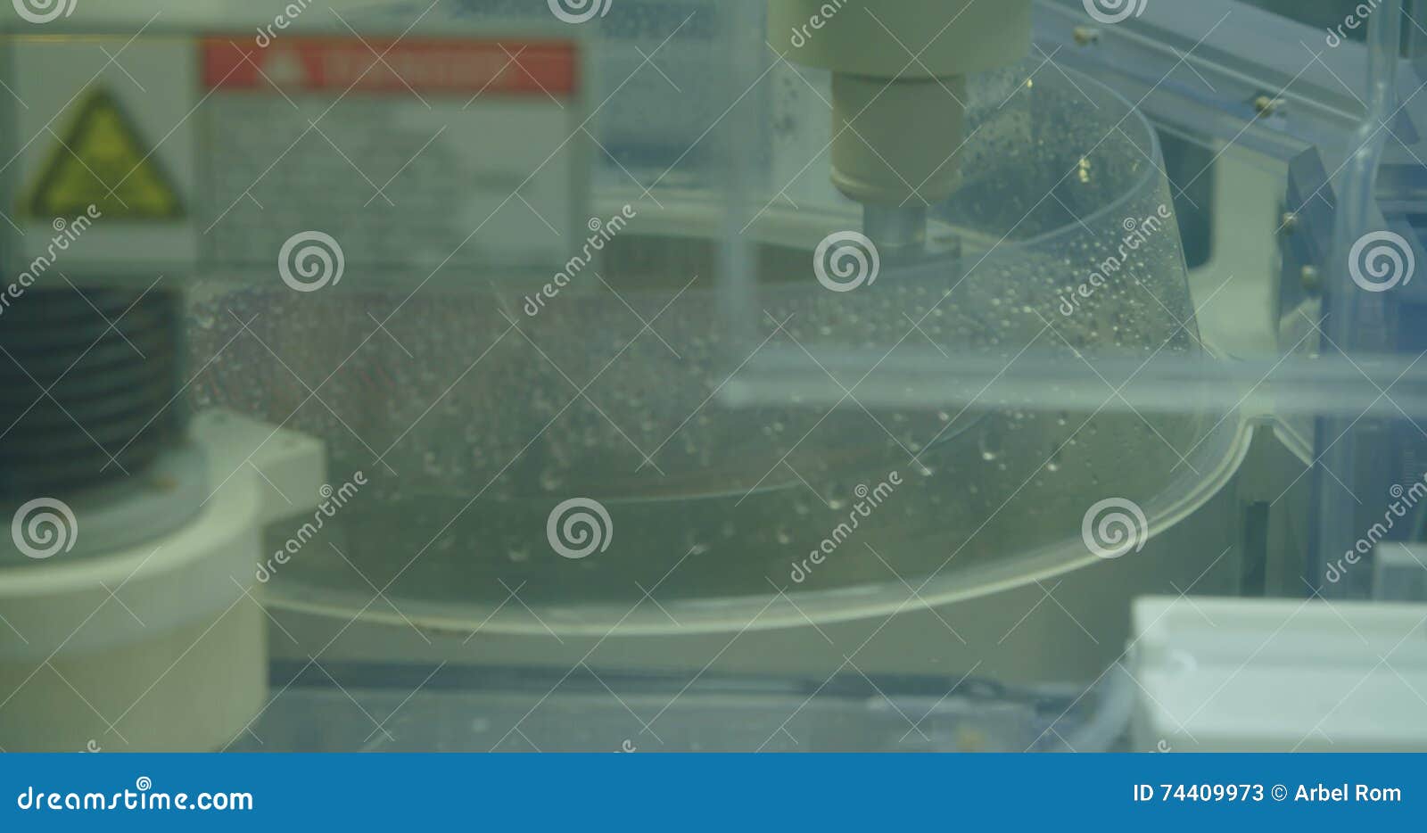 Silicon Wafer Manufacturing Process in a Clean Room Stock Video - Video ...