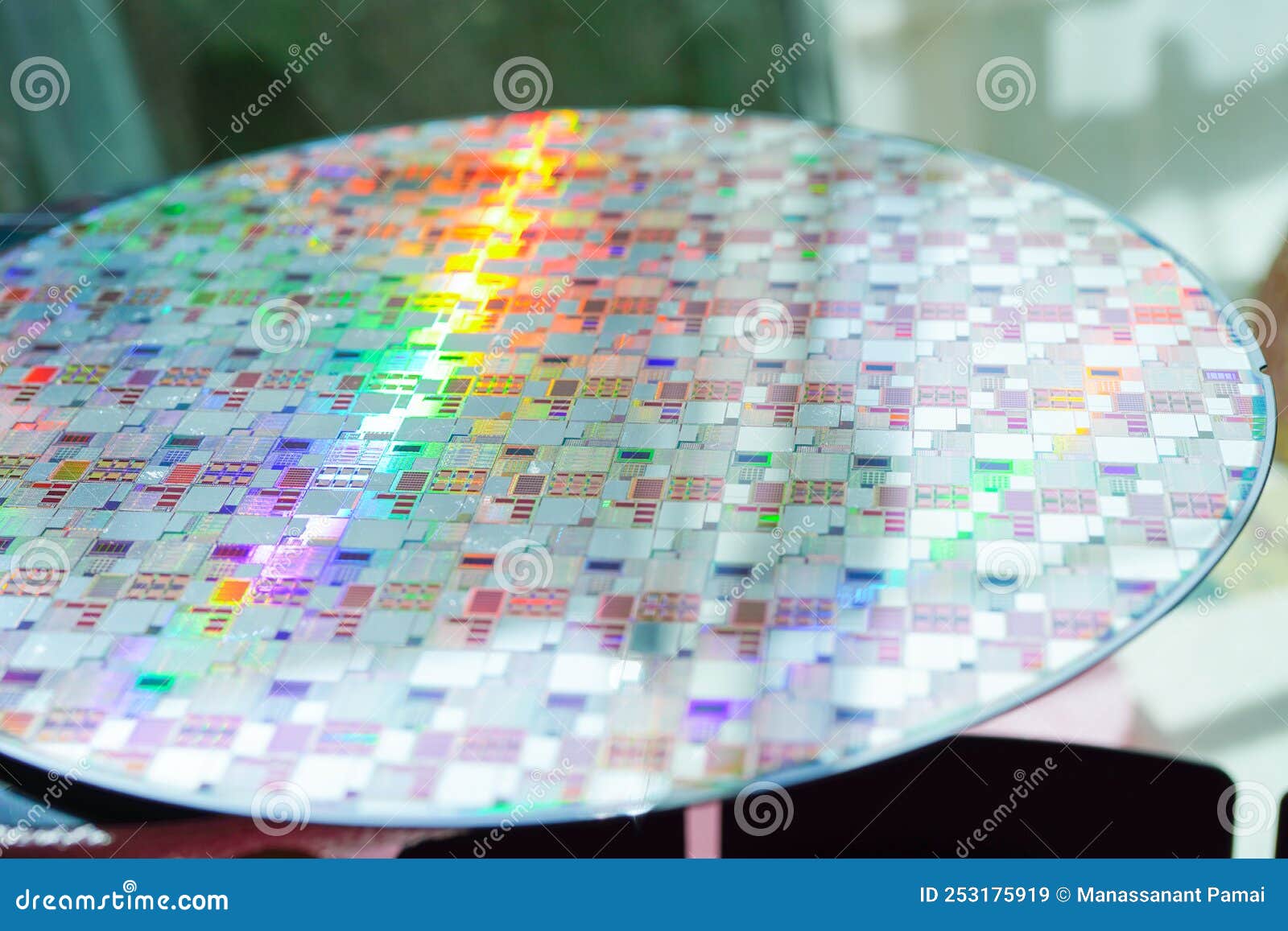 Silicon Wafer For Manufacturing Semiconductor Of Integrated Circuit ...