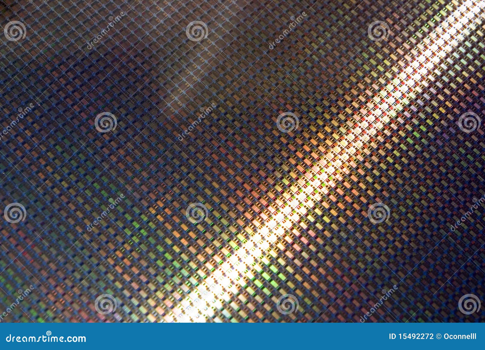 Silicon Wafer of SIM Cell Phone Chips Stock Photo - Image of ...