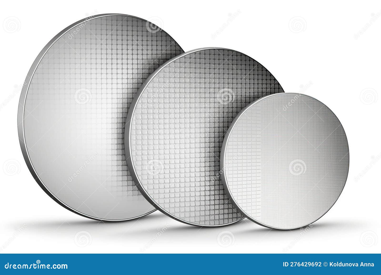 Silicon Wafers of Different Sizes , Created with Generative AI ...