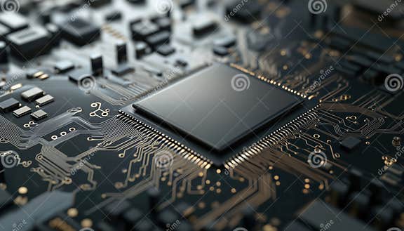 Silicon Wafers with Microchips for Electronics and Integrated Circuit ...