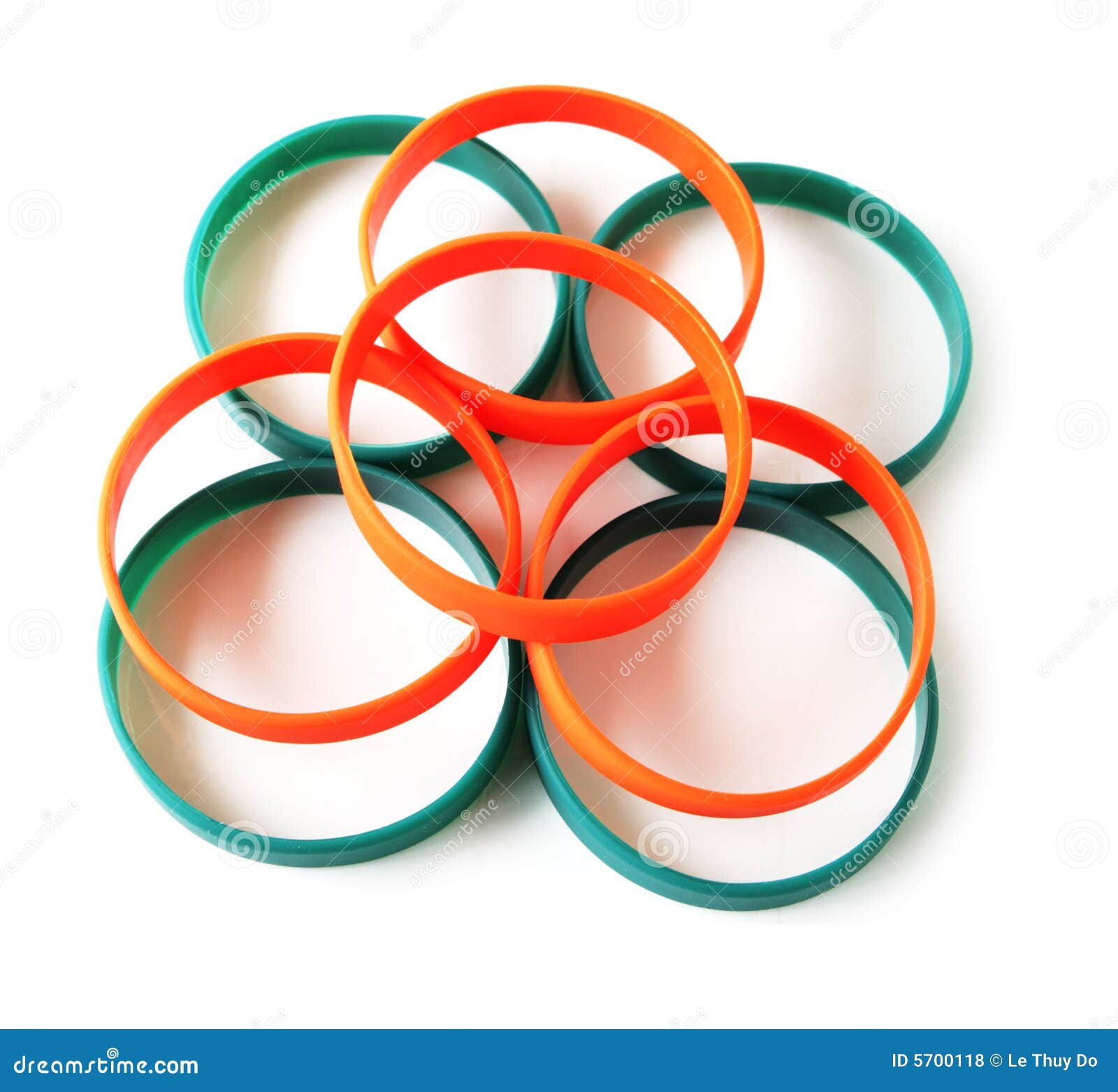 Silicone Bracelets stock photo. Image of silicone, wristband - 5700118