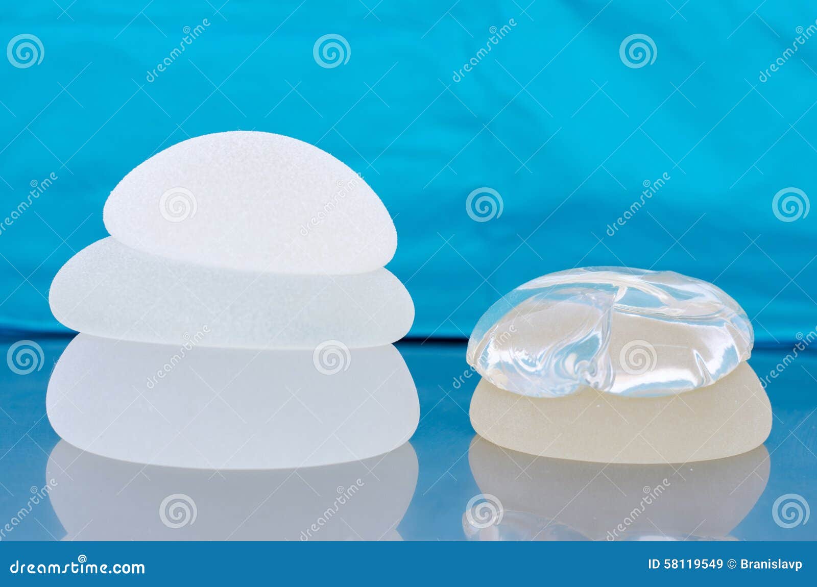Silicone breast implant stock image. Image of medicine - 58119549