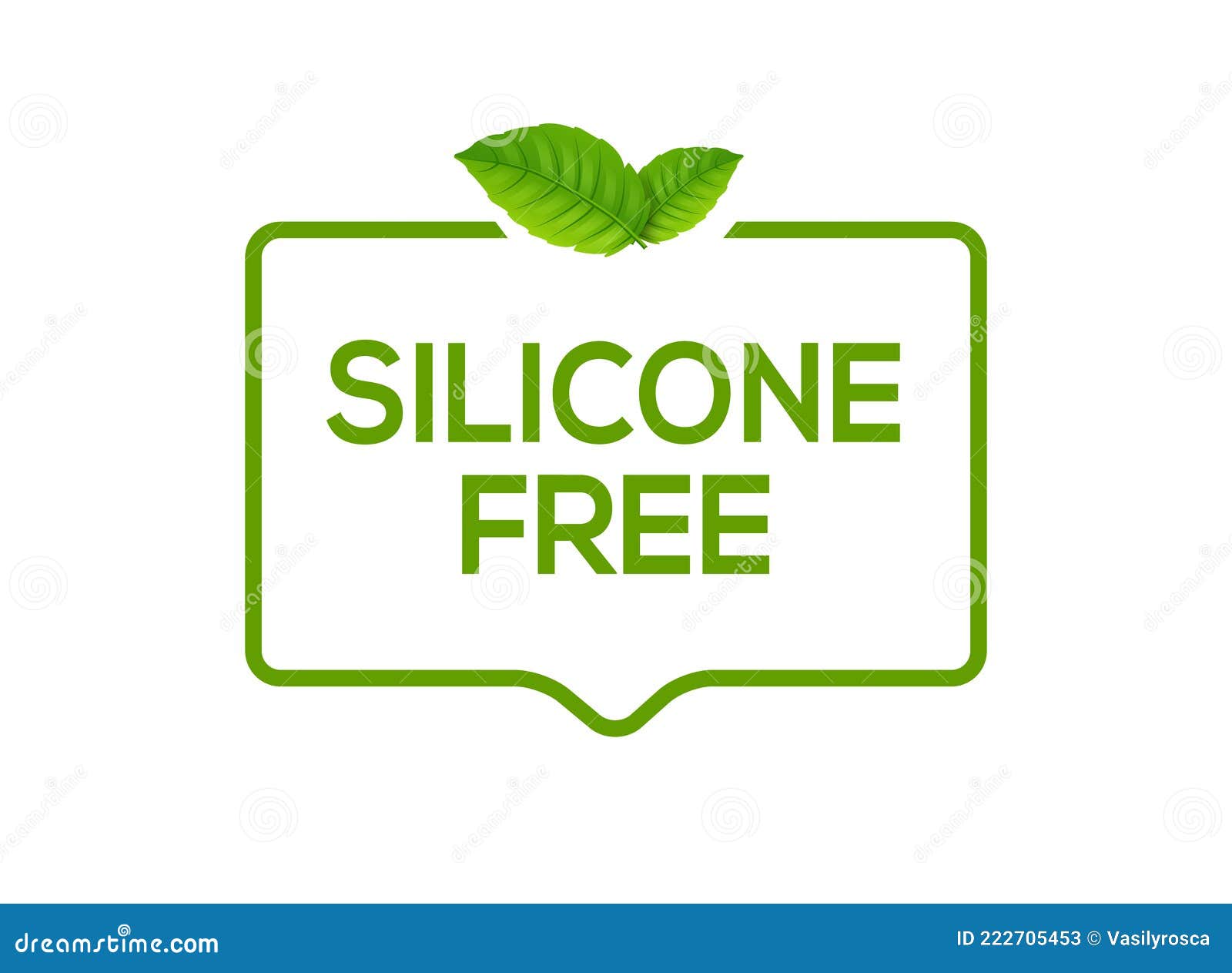 Silicone Free Icon Sign. Vector Silicone Free Symbol Stock Vector ...