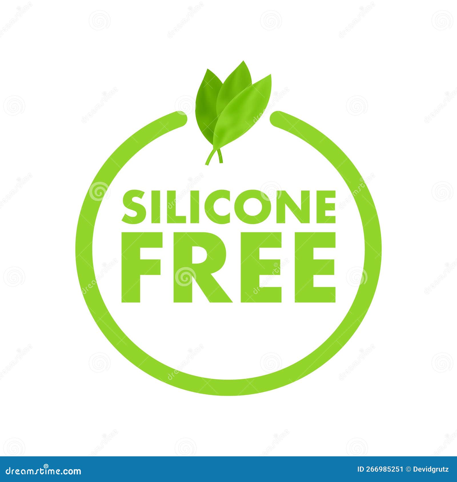 Silicone Free Sign, Label. Silicone Free Icon. Vector Stock ...