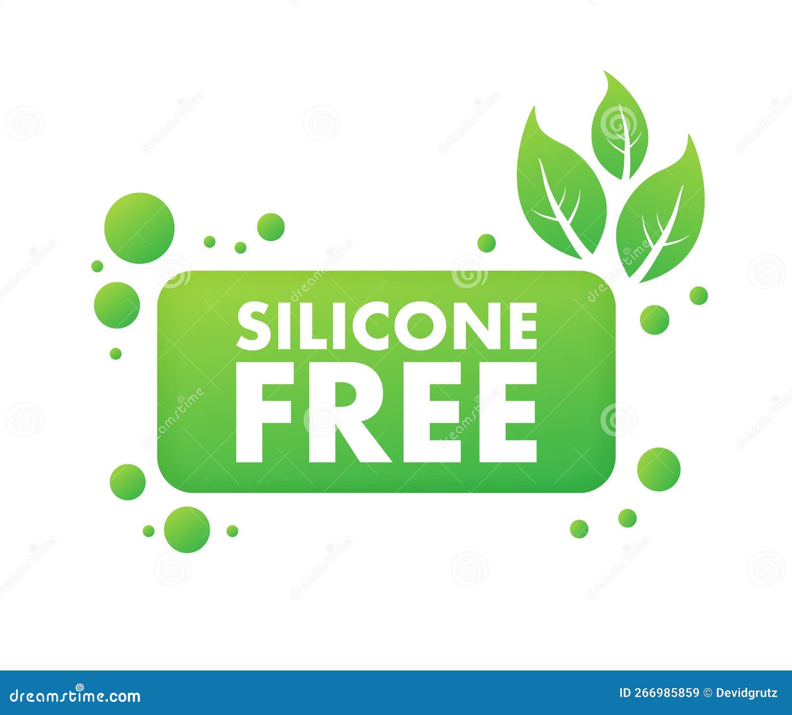Silicone Free Sign, Label. Silicone Free Icon. Vector Stock ...