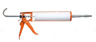 Silicone gun stock image. Image of plastic, hand, carpenter - 24881693