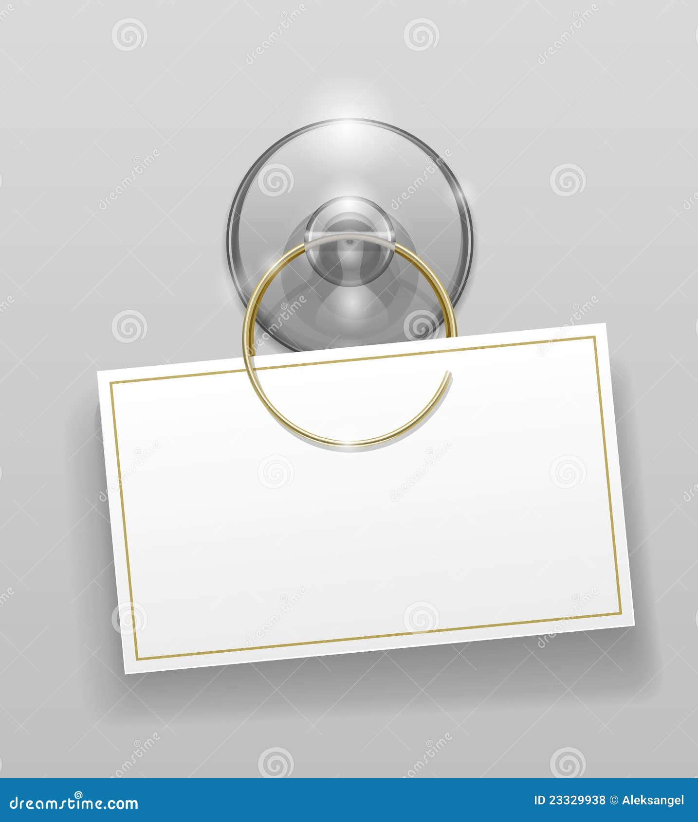 Silicone Suction Cup with Badge Stock Vector - Illustration of ...