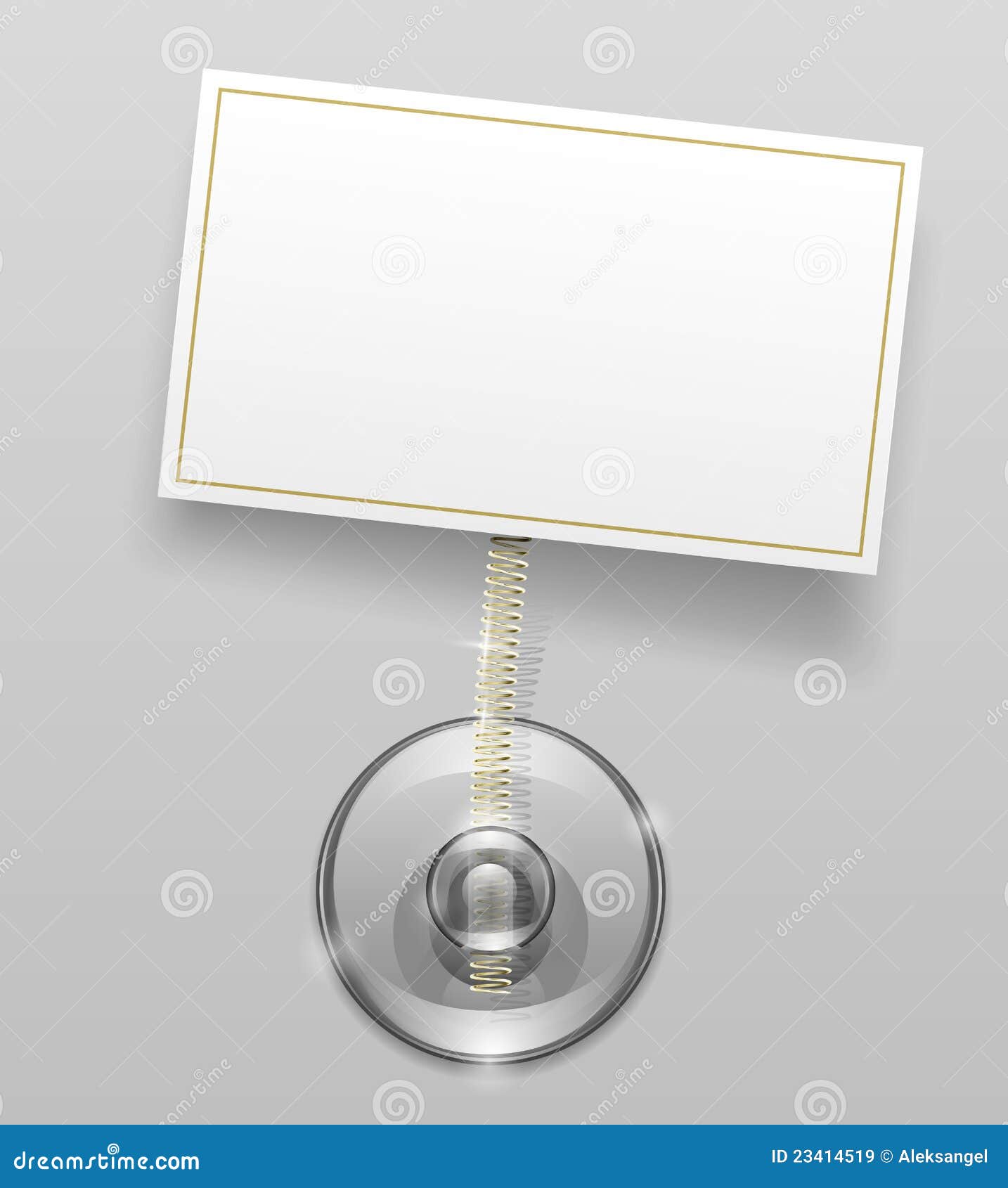 Silicone Suction Cup With Badge Vector Illustration | CartoonDealer.com ...