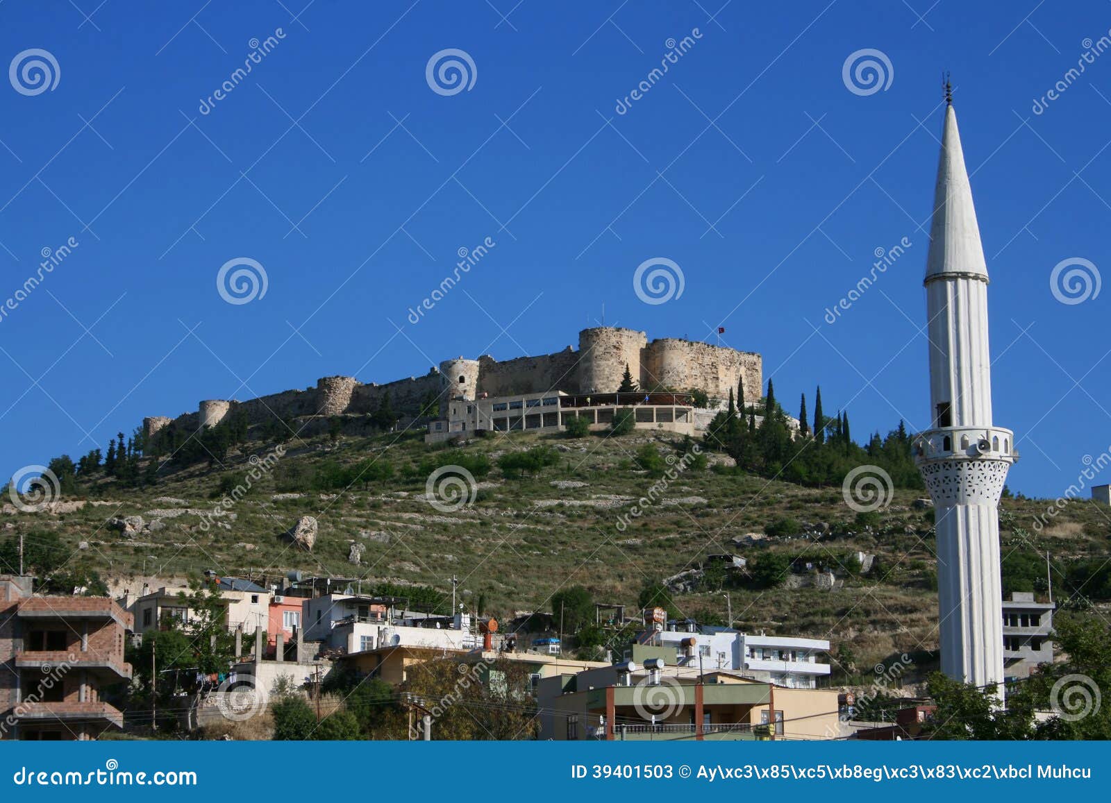 Silifke Castle stock image. Image of mersin, orient, outdoors - 39401503