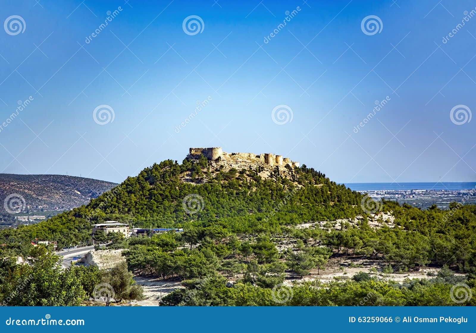 Silifke Castle (silifke,Turkey) Stock Photo - Image of military ...