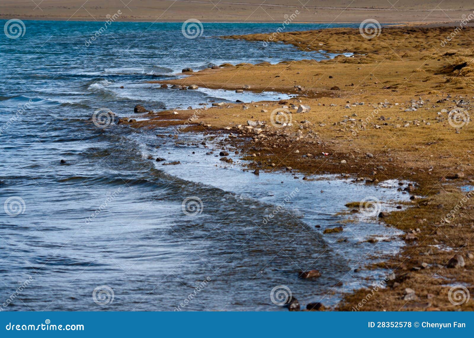 Siling Lake in Tibet stock photo. Image of chinese, landscape - 28352578