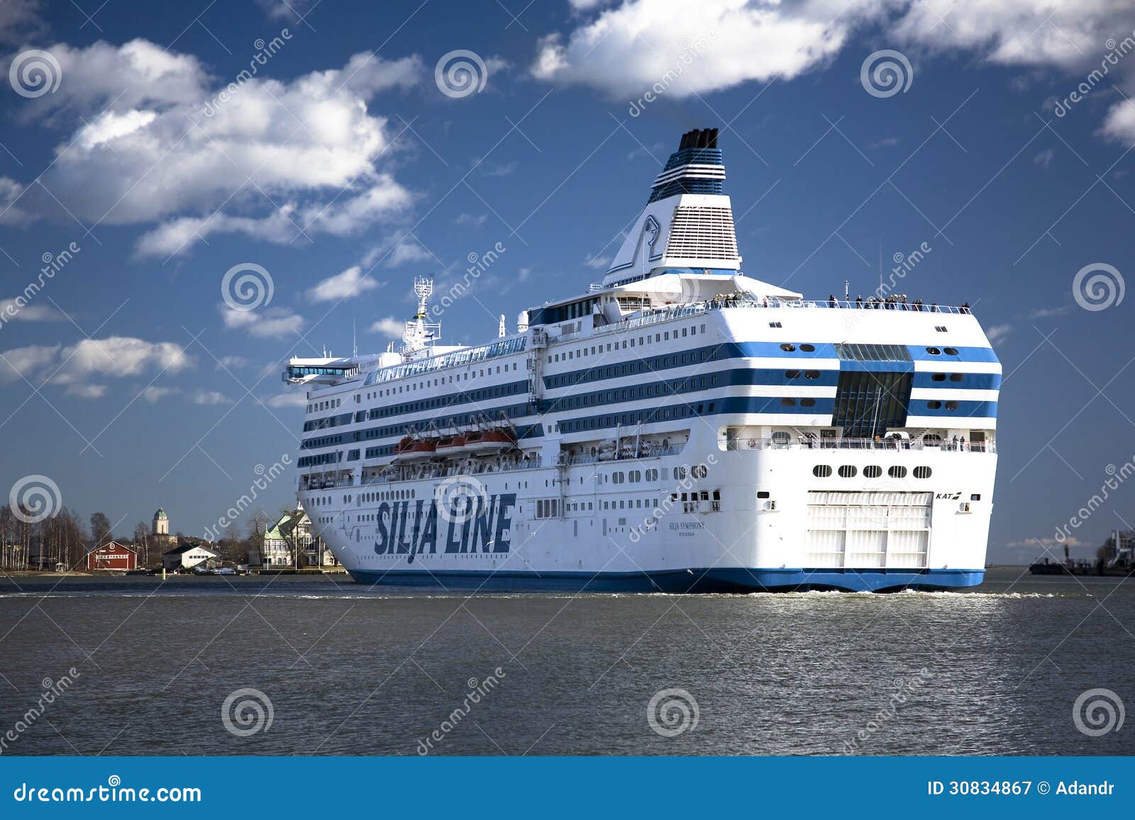 Silja Line ferry editorial photography. Image of port - 30834867