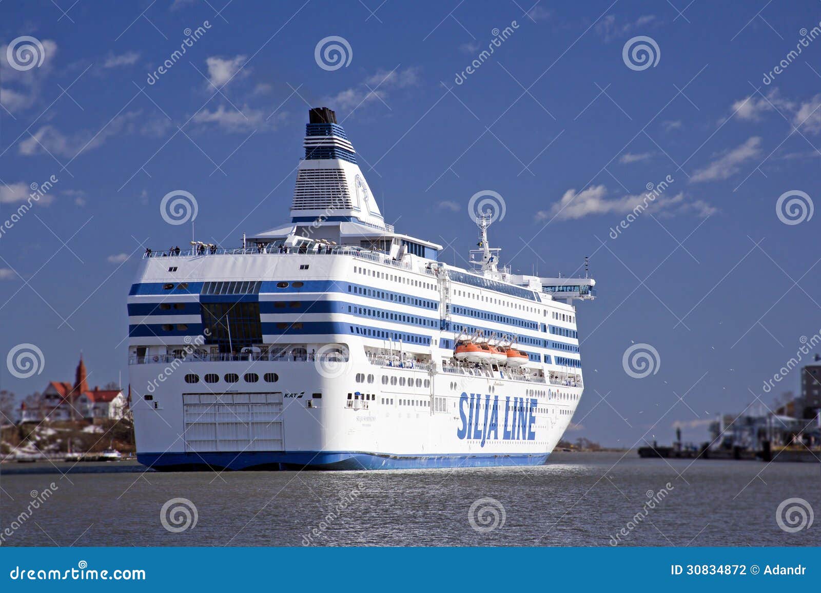 Silja Line ferry editorial photography. Image of navigation - 30834872