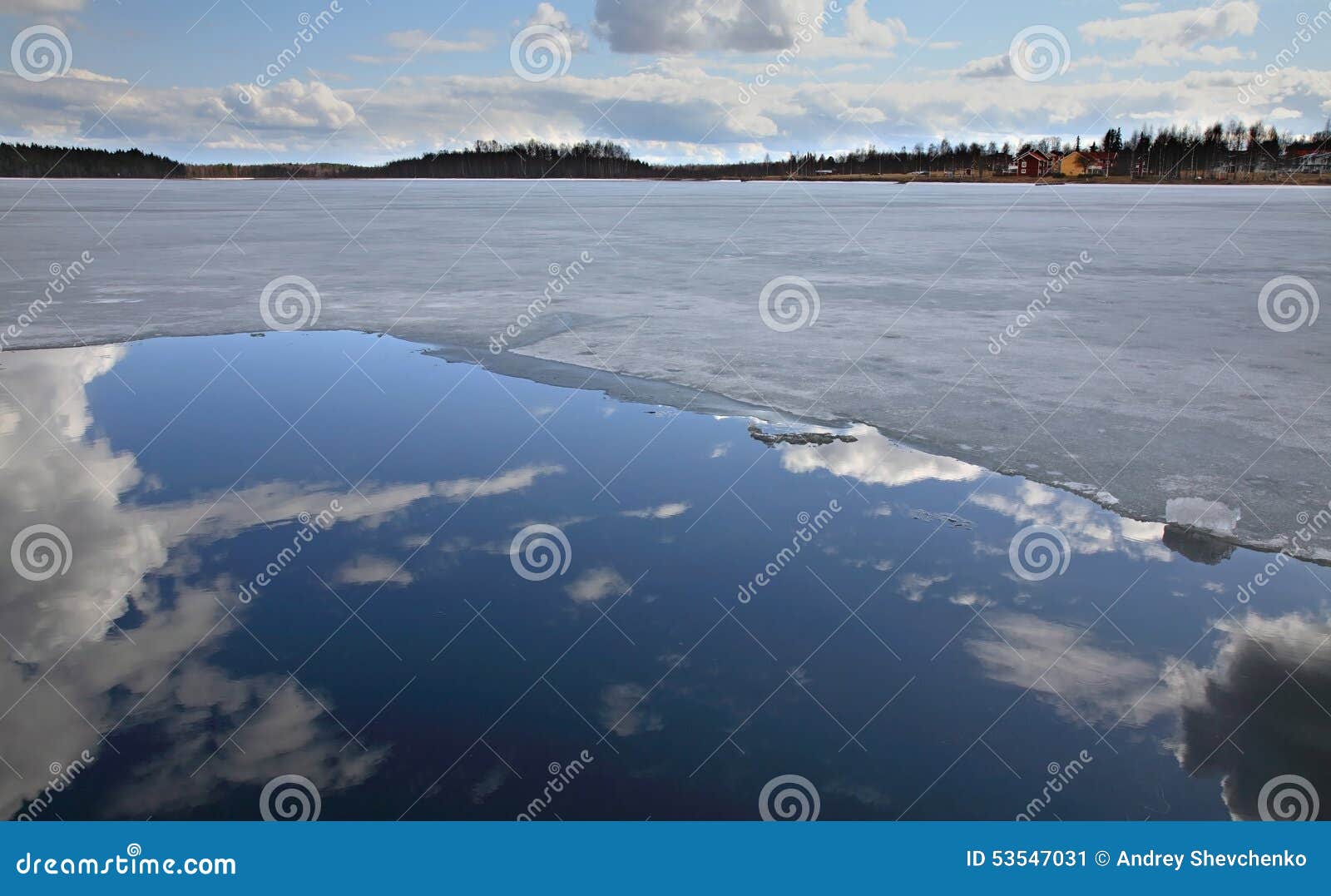 Siljan Lake in Mora. Sweden Stock Image - Image of swedish, reflection ...