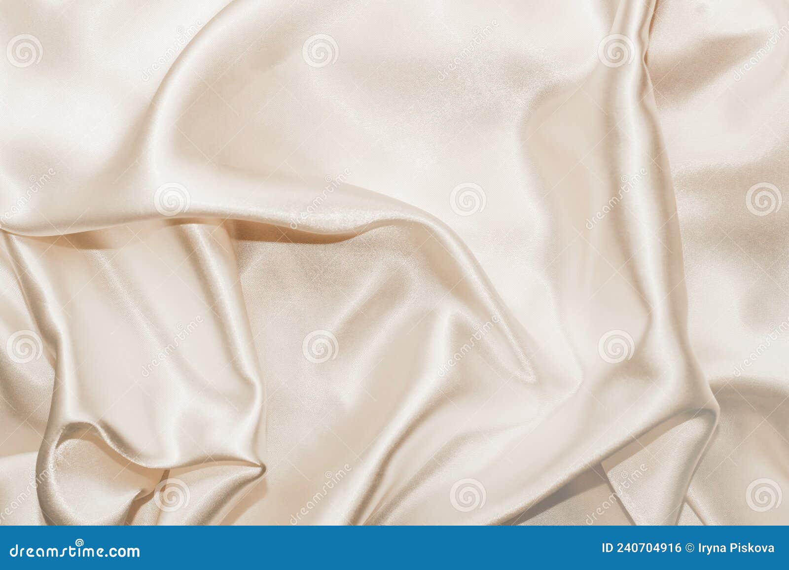 Silk Background of Shiny Delicate Fabric, Space for Text. Stock Photo ...