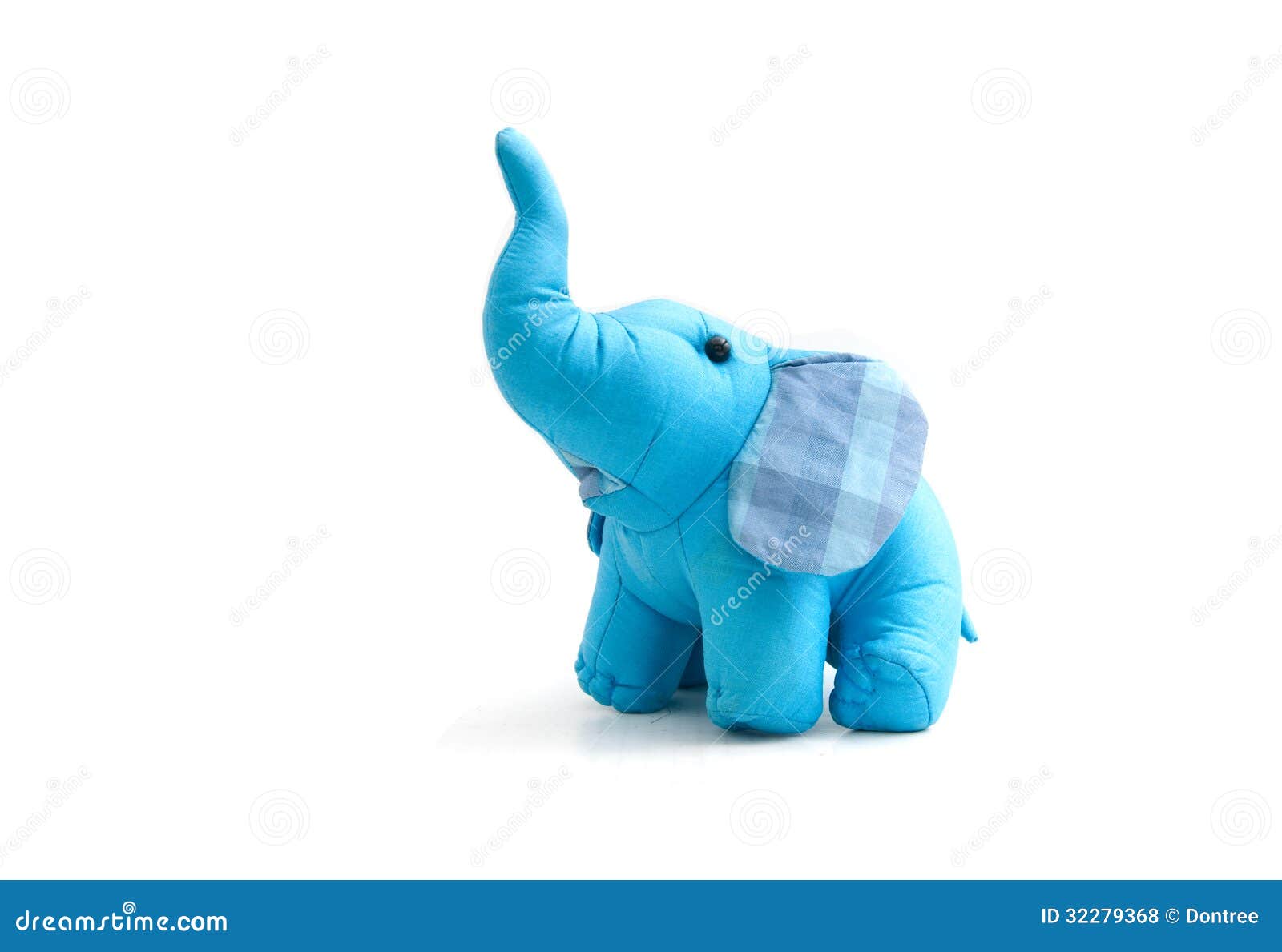 Silk blue elephant toy stock photo. Image of animal, educational - 32279368