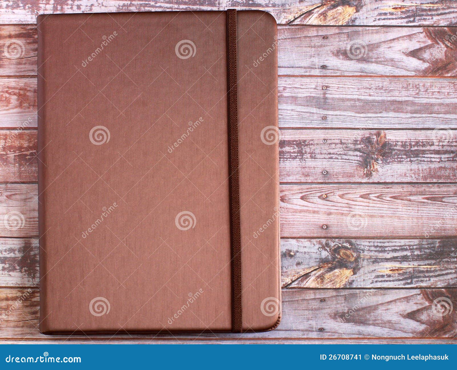 Silk brown cover note book stock image. Image of modern - 26708741