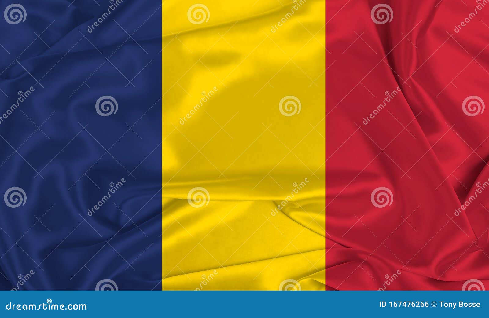 Silk Chad Flag stock illustration. Illustration of identity - 167476266
