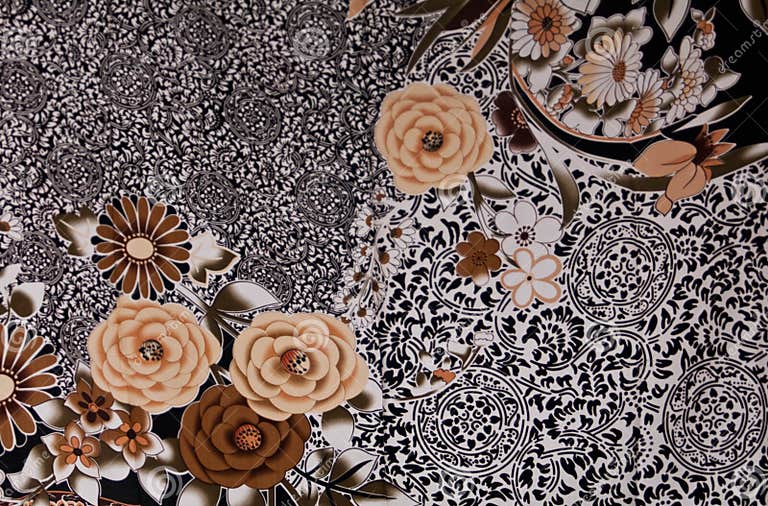 Silk chinese scarf stock image. Image of design, market - 19210127