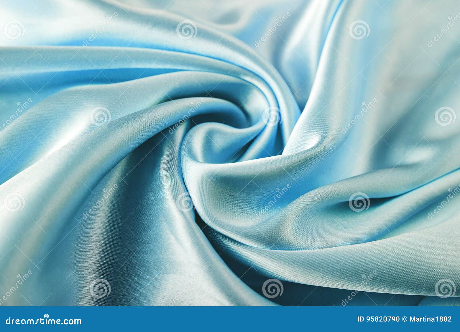 Silk Cloth Background Blue