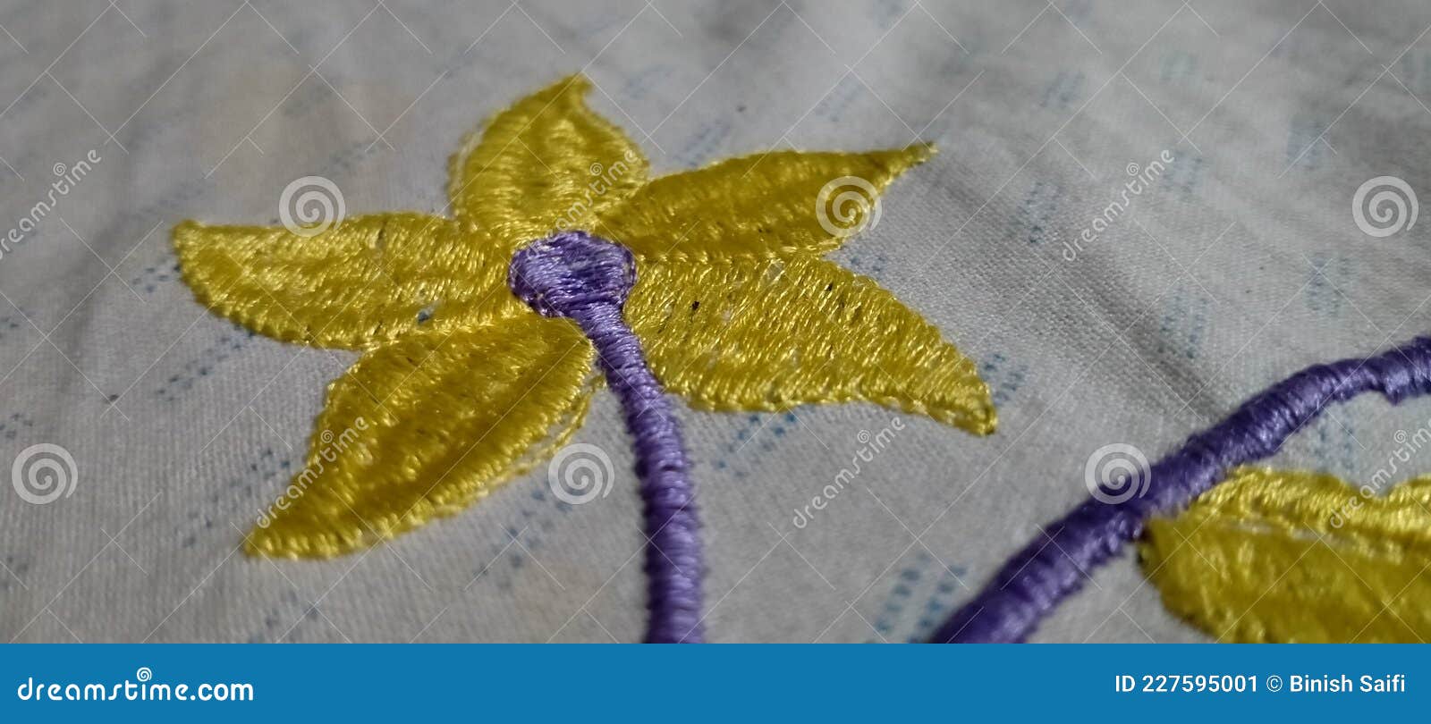 Silk embroidery resham stock image. Image of plant, circle - 227595001