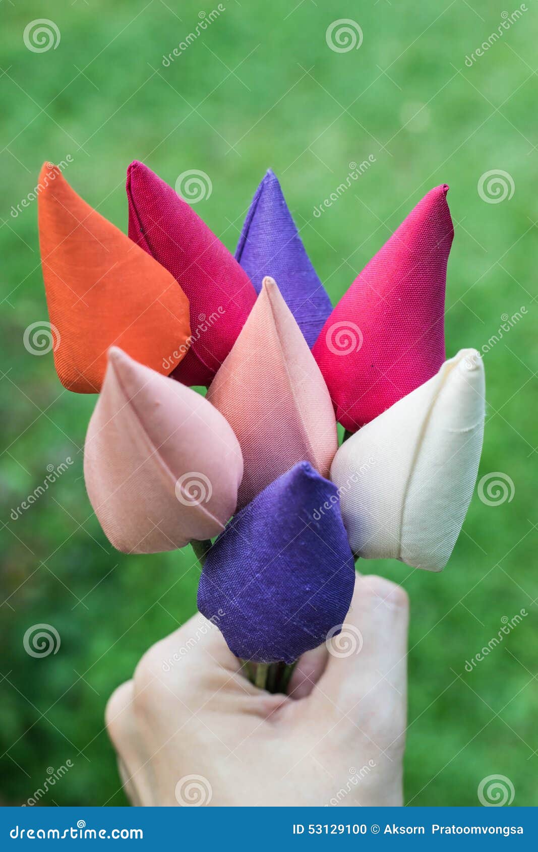 Silk fabric flowers stock photo. Image of rose, beautiful - 53129100