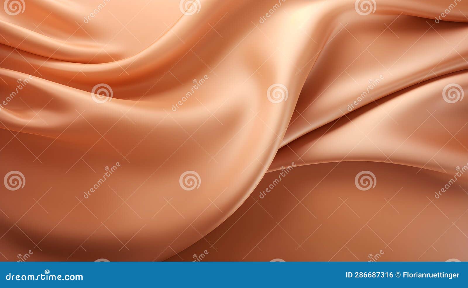 Light Brown Silk Fabric Texture with Beautiful Waves. Elegant ...