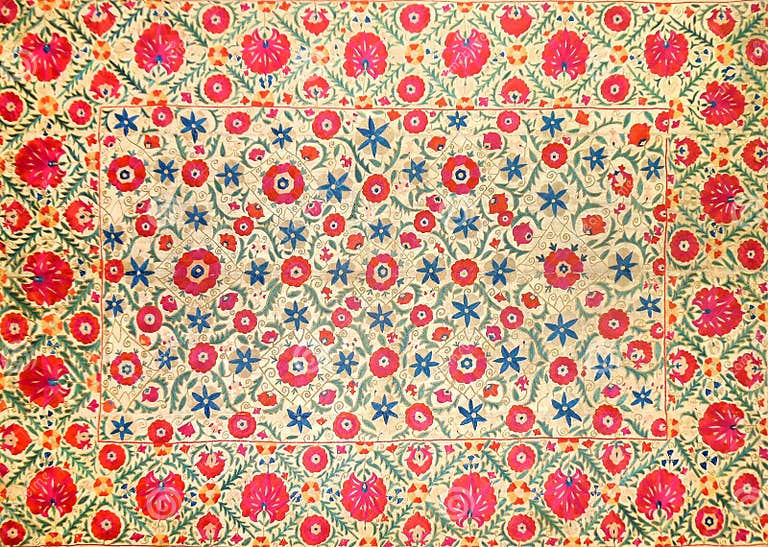 Eastern Arabic Decorative Embroidery Pattern Stock Photo - Image of ...