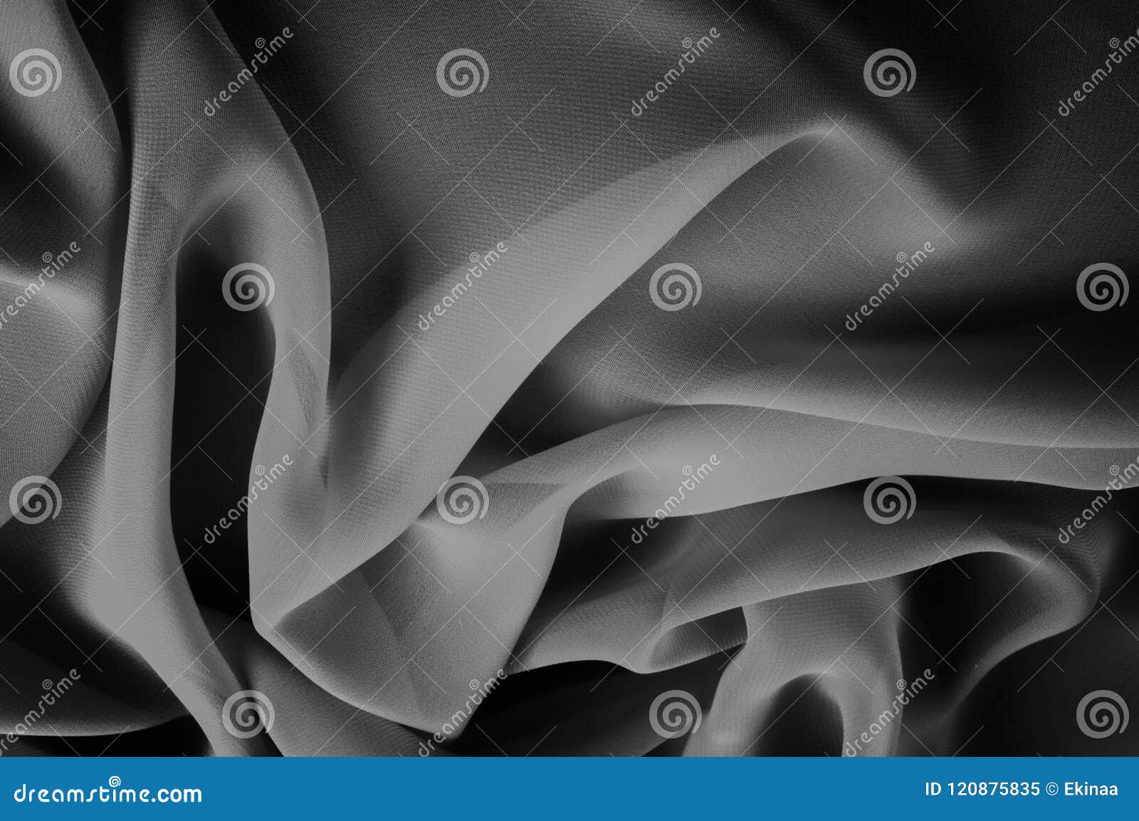 Silk Fabric is Transparent, Black and White. this Material Contains a ...