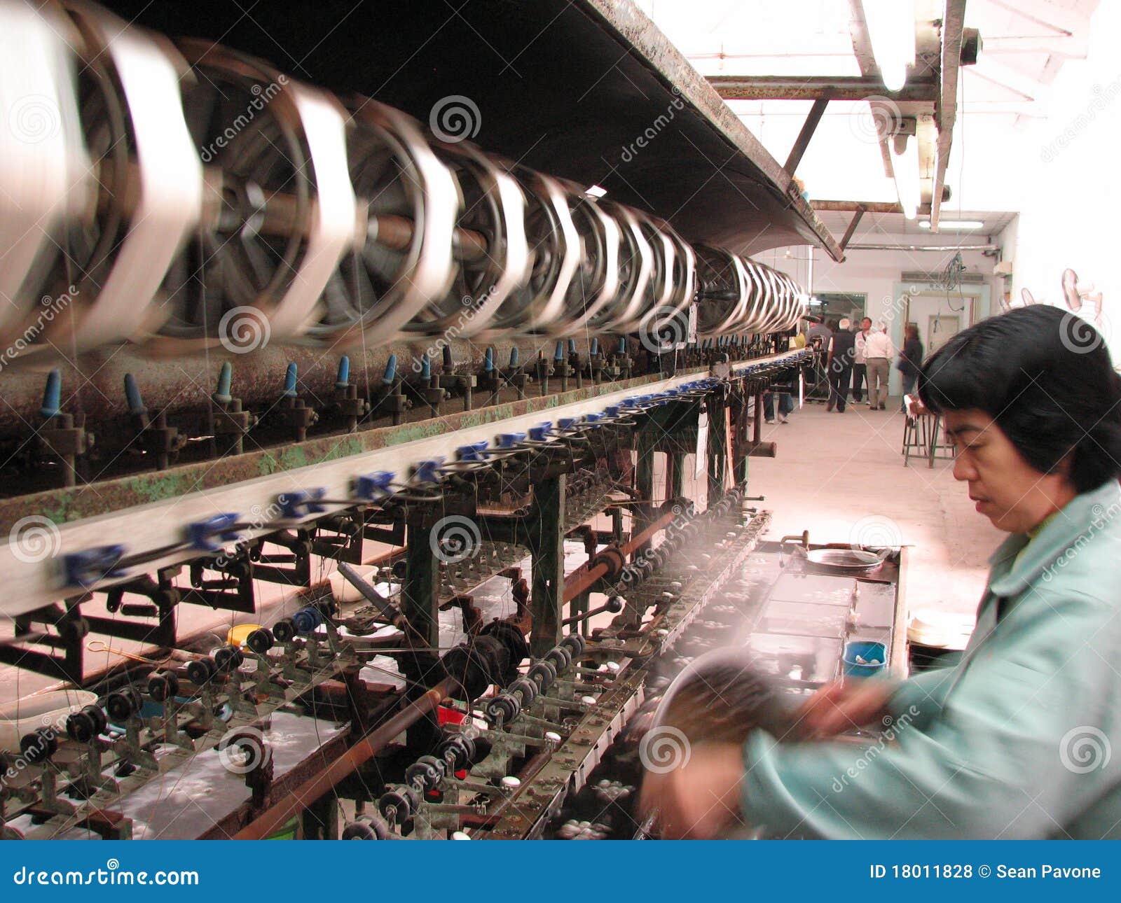 Silk Factory editorial stock photo. Image of work, place - 18011828