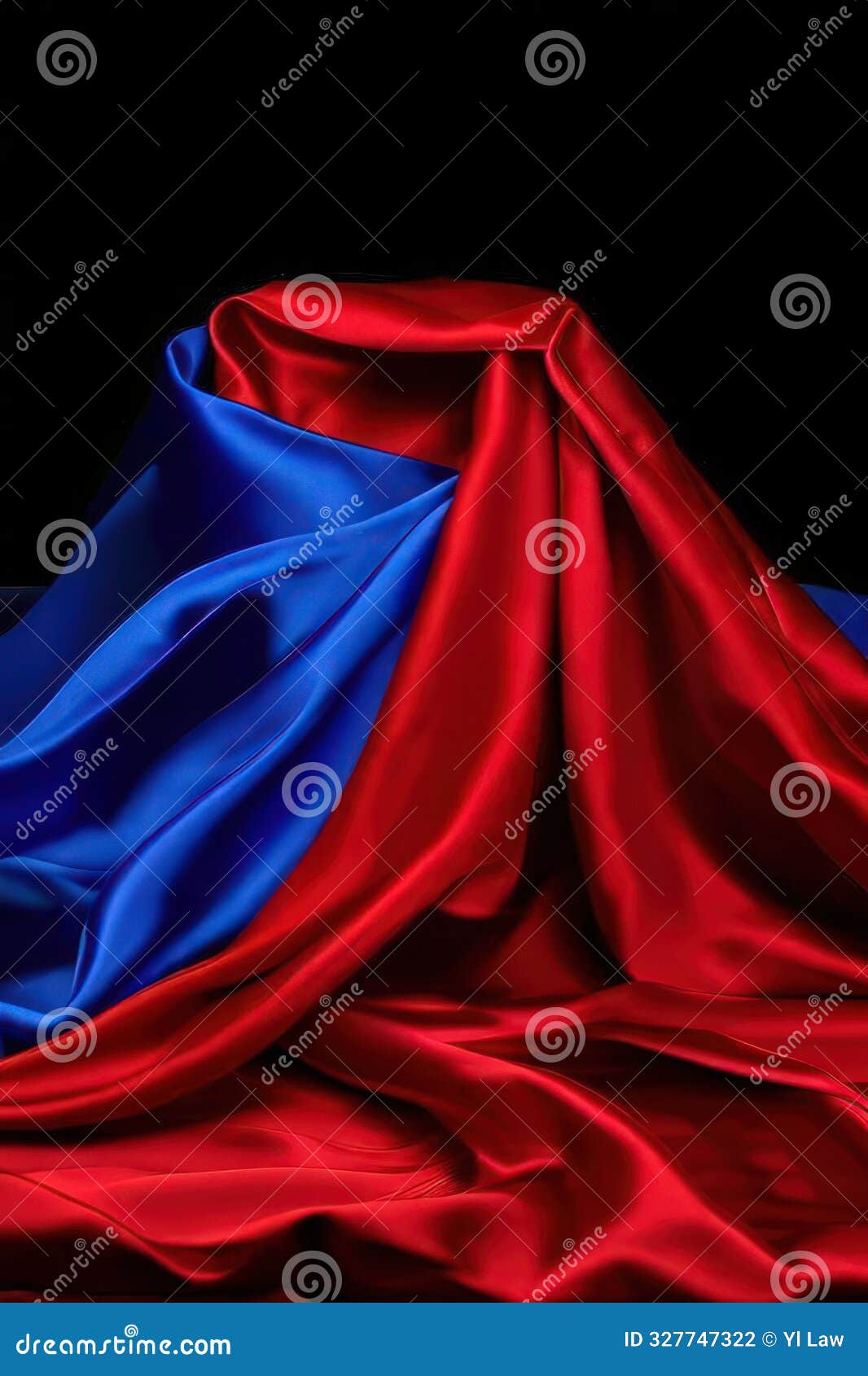 Silk Luxury Background, Piece of Cloth, Deep Red and Blue Cloth Texture ...